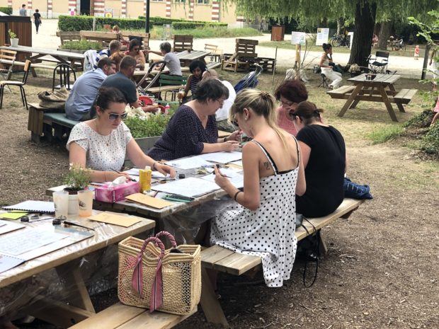 Un atelier de calligraphie moderne à Annecy avec Skriva - Le Blog de Néroli